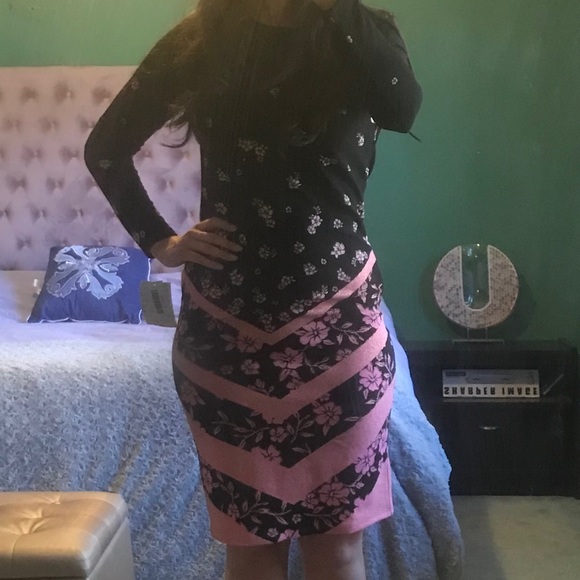 LuLaRoe | Dresses | S Lularoe Elegant Debbie Dress Black Pink Roses ...